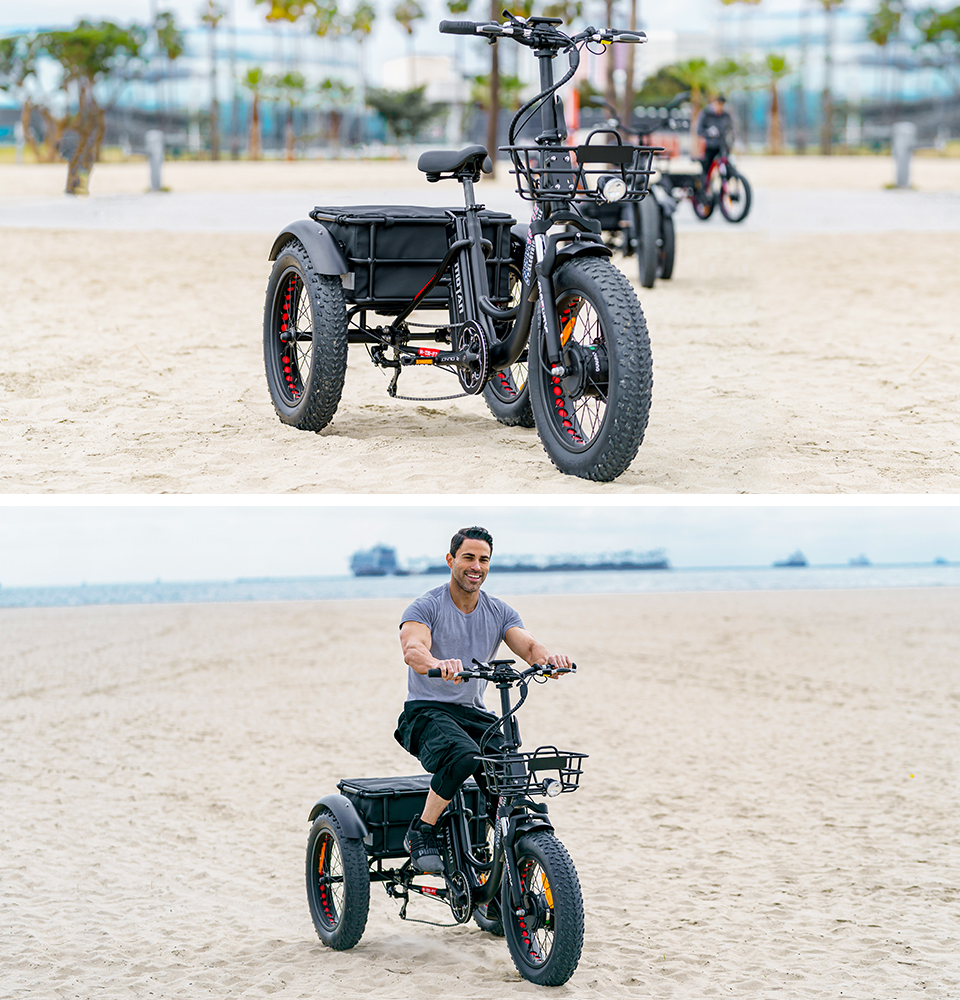 Addmotor long range electric tricycle for adults