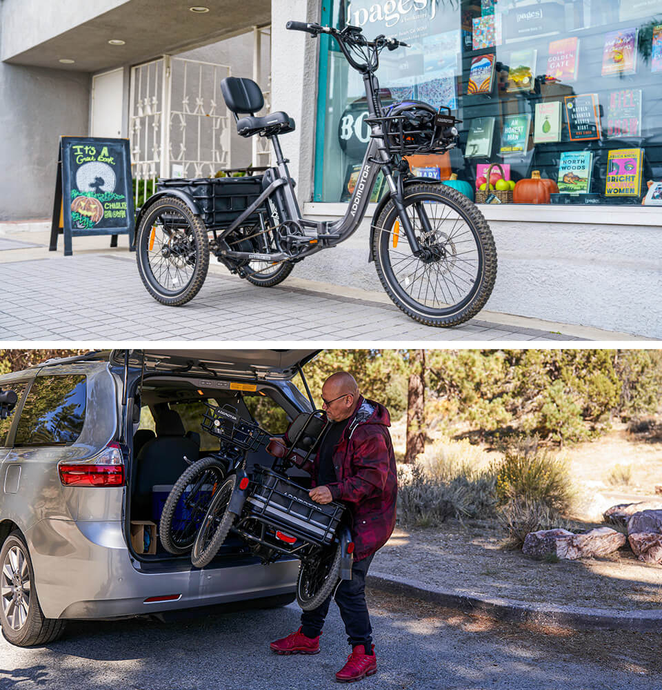 Addmotor Citytri E-310 E-trike - Foldable and Convenient for Urban Living