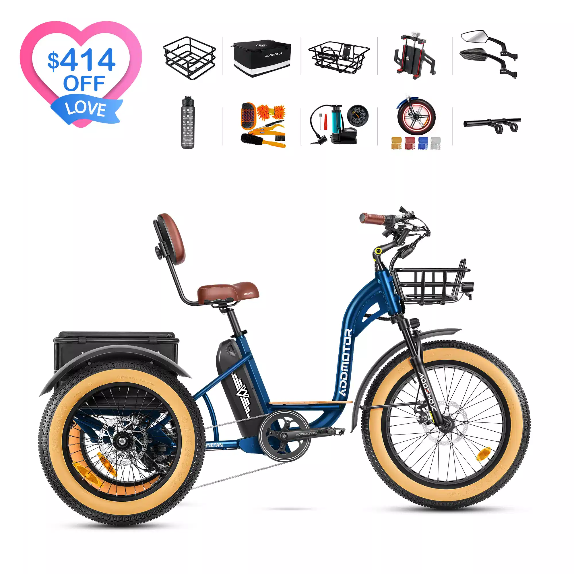 Electric Trikes for Seniors & Adults | Addmotor E-Trikes